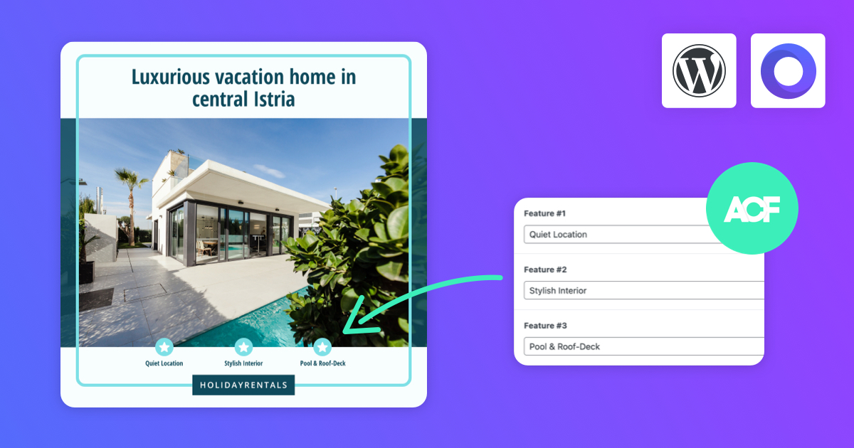 How to use data from Advanced Custom Fields (ACF) to generate social media visuals in WordPress ...
